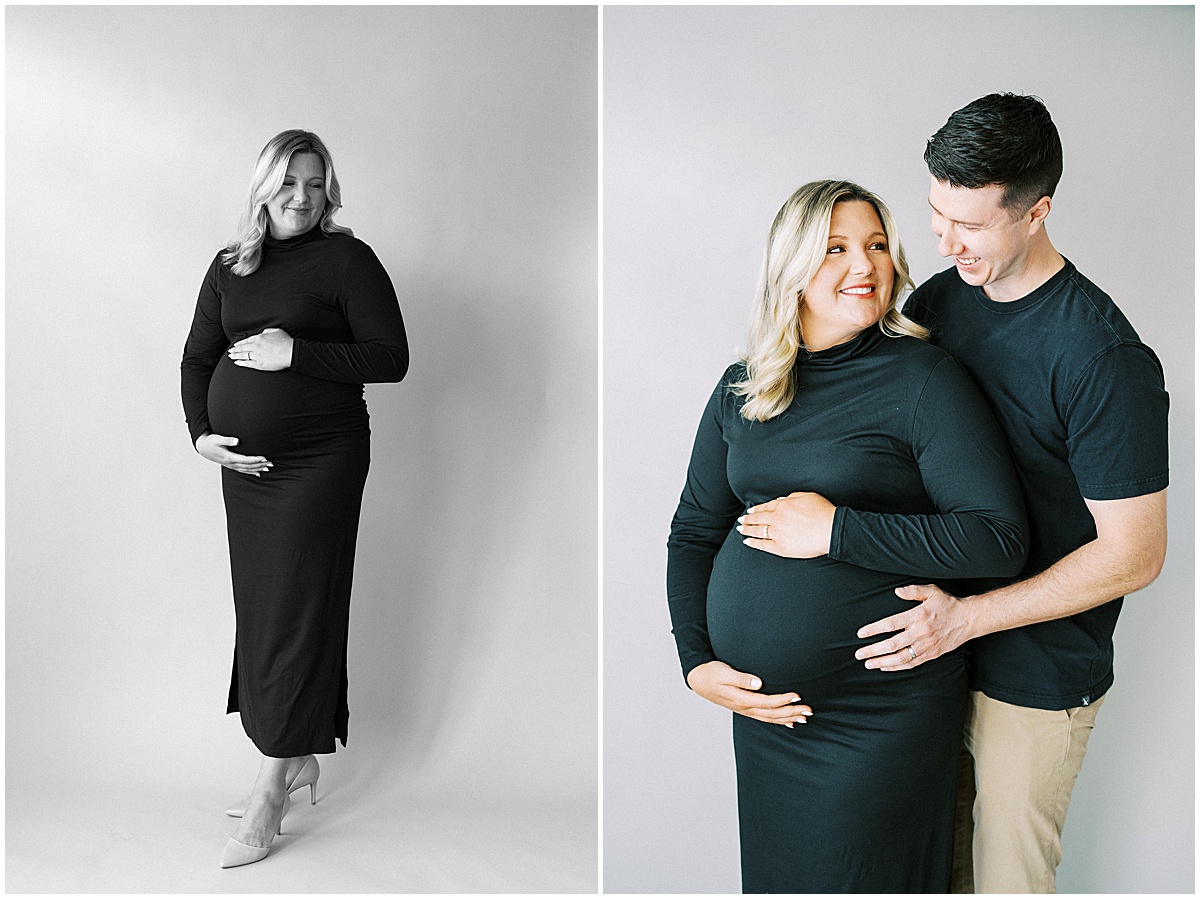 Studio Maternity Photos in Indianapolis, Indiana | Kaitlin Mendoza ...